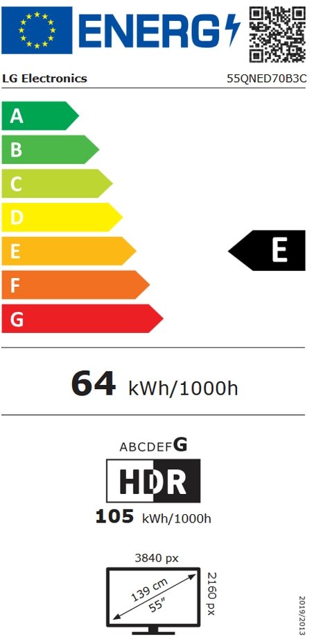 LG 55QNED70B3C, 55" 4K QNED MiniLED Smart TV, 3840x2160, DVB-T2/C/S2 ...